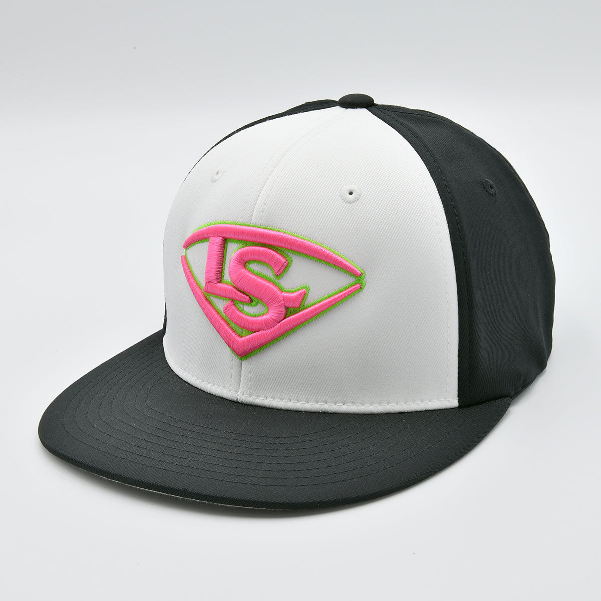 Louisville Slugger Performance Flexfit - White/Black - Hot Pink / Lime ...