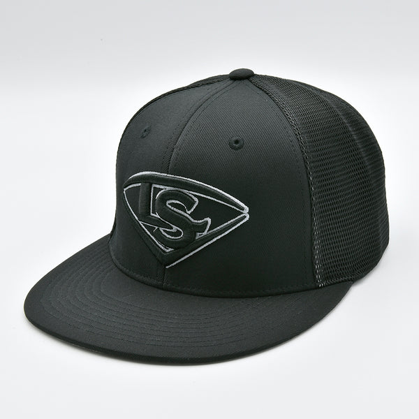 Louisville Slugger Black Performance Flexfit Trucker - Graphite/White ...